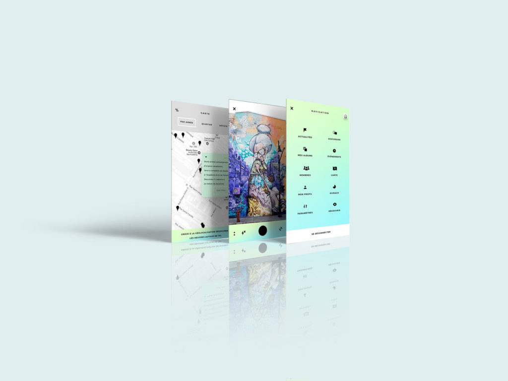 application-street-art-map-graphisme-interface-ui-ux-design ...